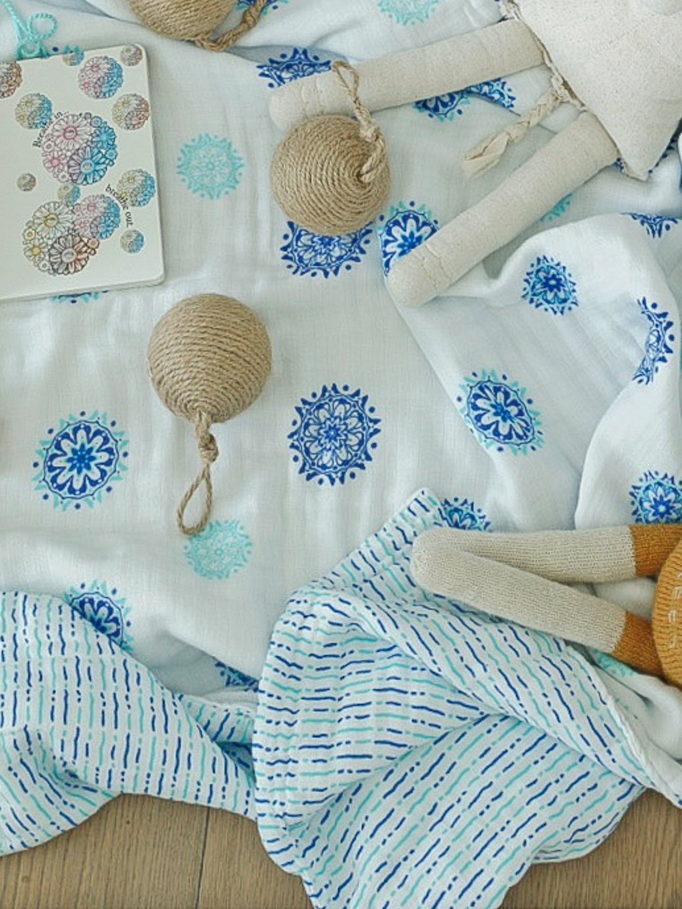 Malabar Baby | Organic Muslin 4 Layer Blanket | Mandala