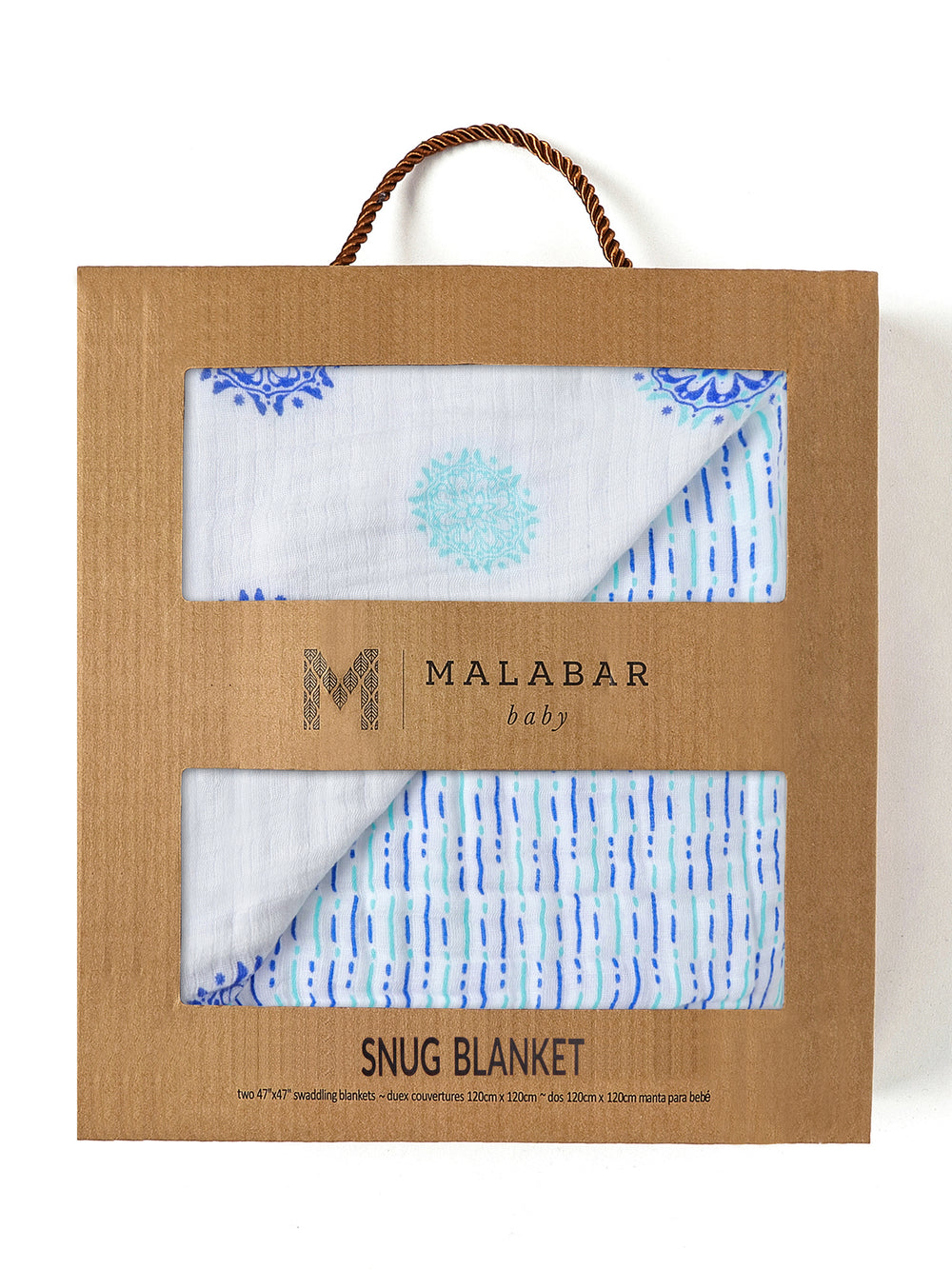 Malabar Baby | Organic Muslin 4 Layer Blanket | Mandala