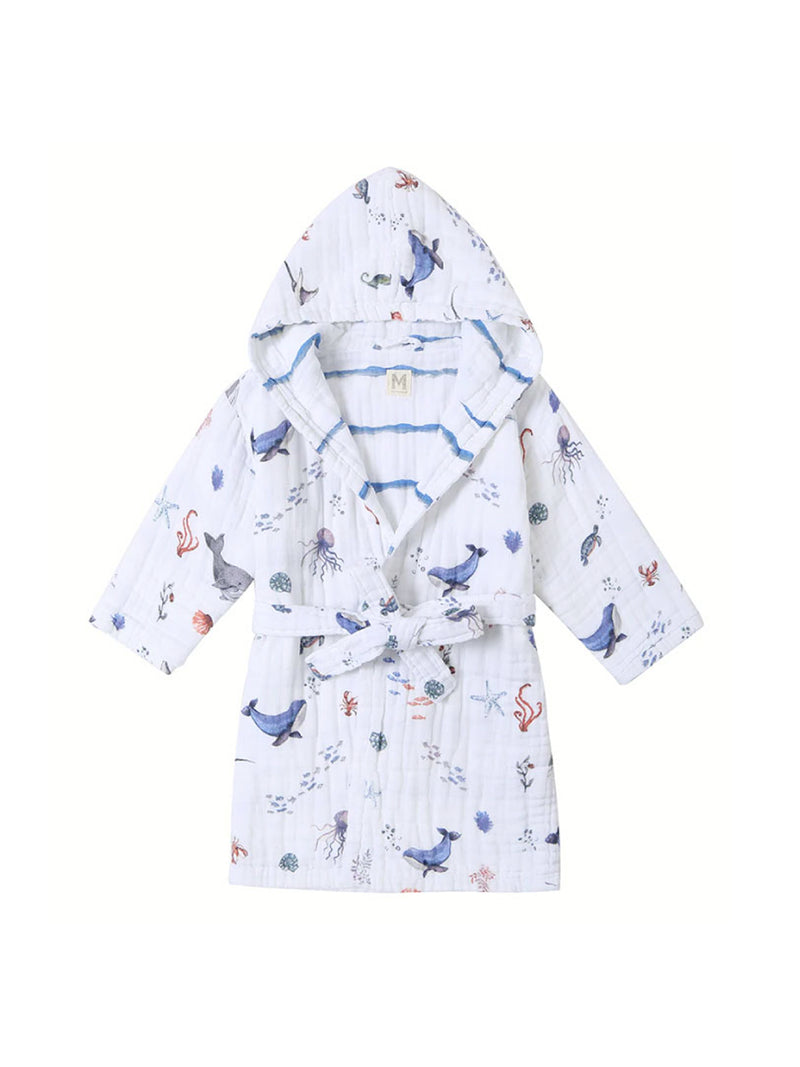 My First Hooded Bath Robe - Under The Sea