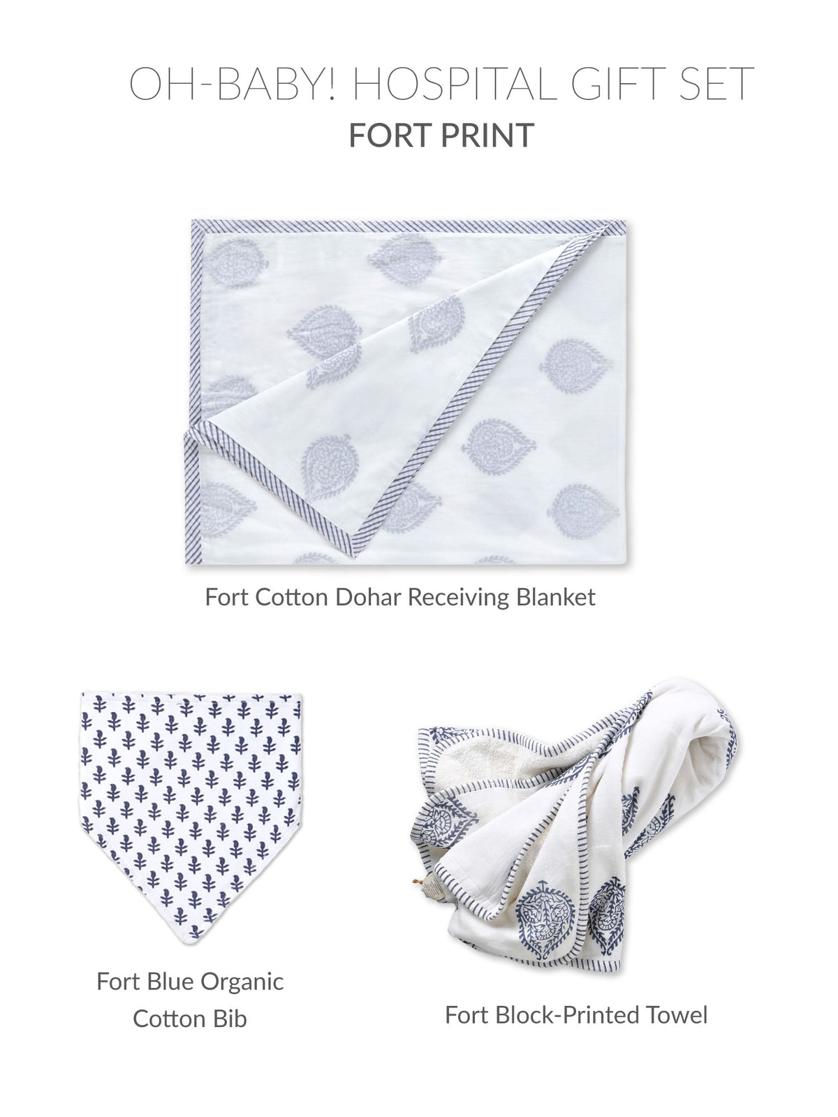 Malabar Baby | Oh-Baby Newborn Hospital Gift Set I Ships Globally